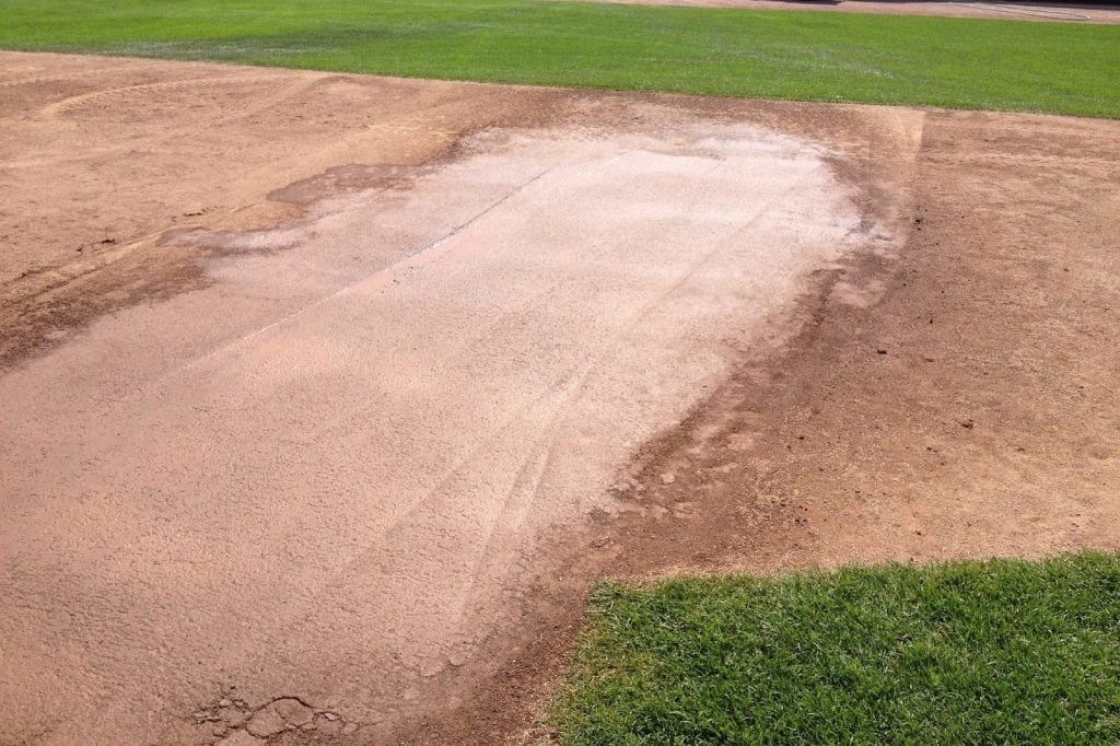 Adding Infield Mix to a Leadoff Area - Advanced Turf Solutions