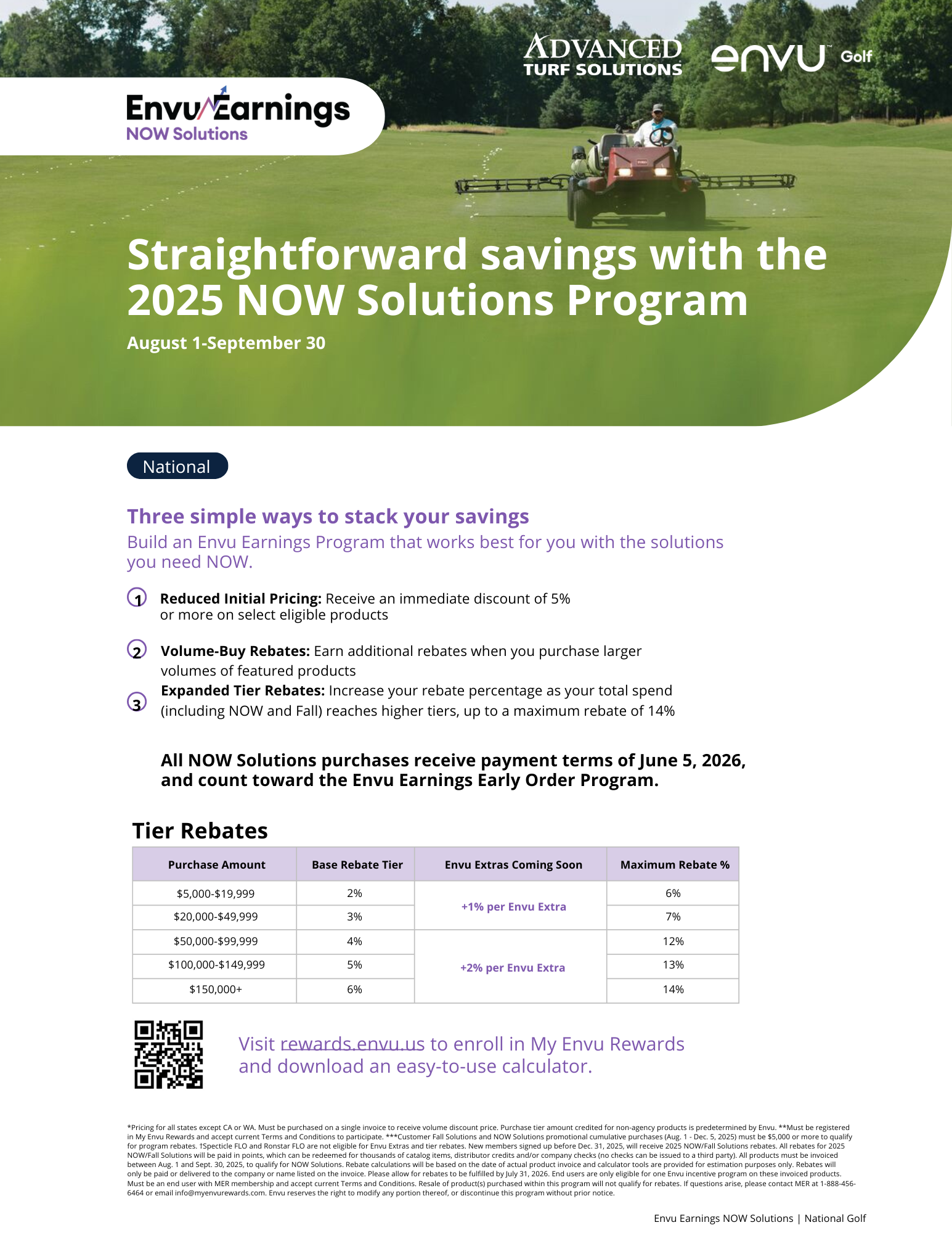 Early Order Programs - Advanced Turf Solutions